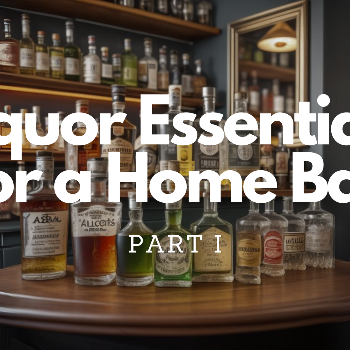 Liquor Essentials for a Home Bar - Part I – You Booze