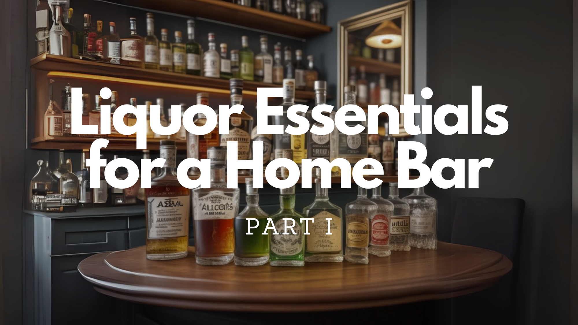 Liquor Essentials for a Home Bar - Part I | cocktail essentials ...