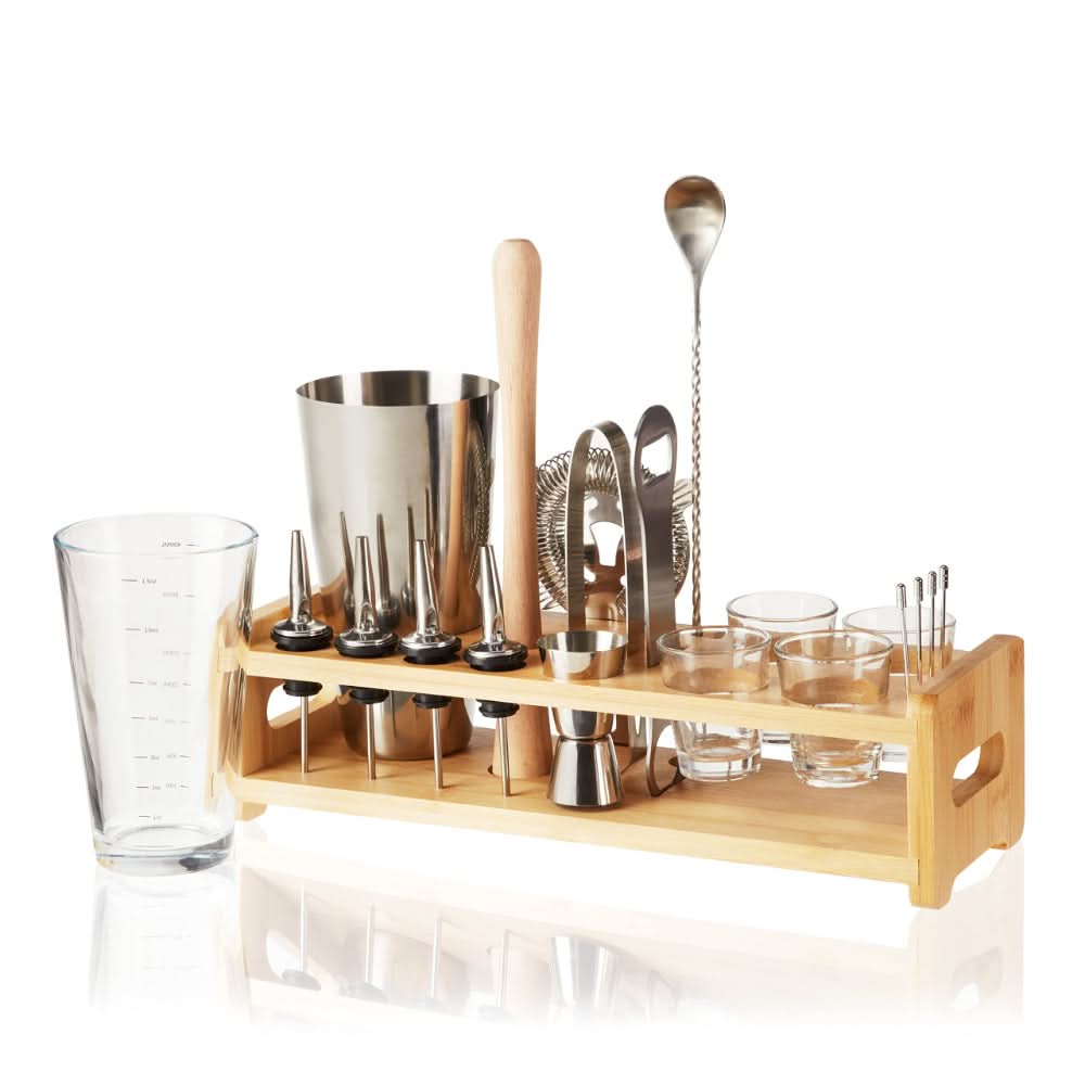 Premium 20-Piece Barware Set: Elevate Your Mixology Experience – You Booze