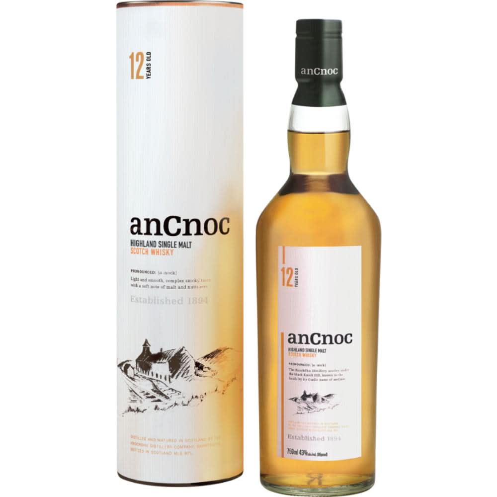 Ancnoc 12-Year-Old: Distinctive Single Malt Scotch – You Booze
