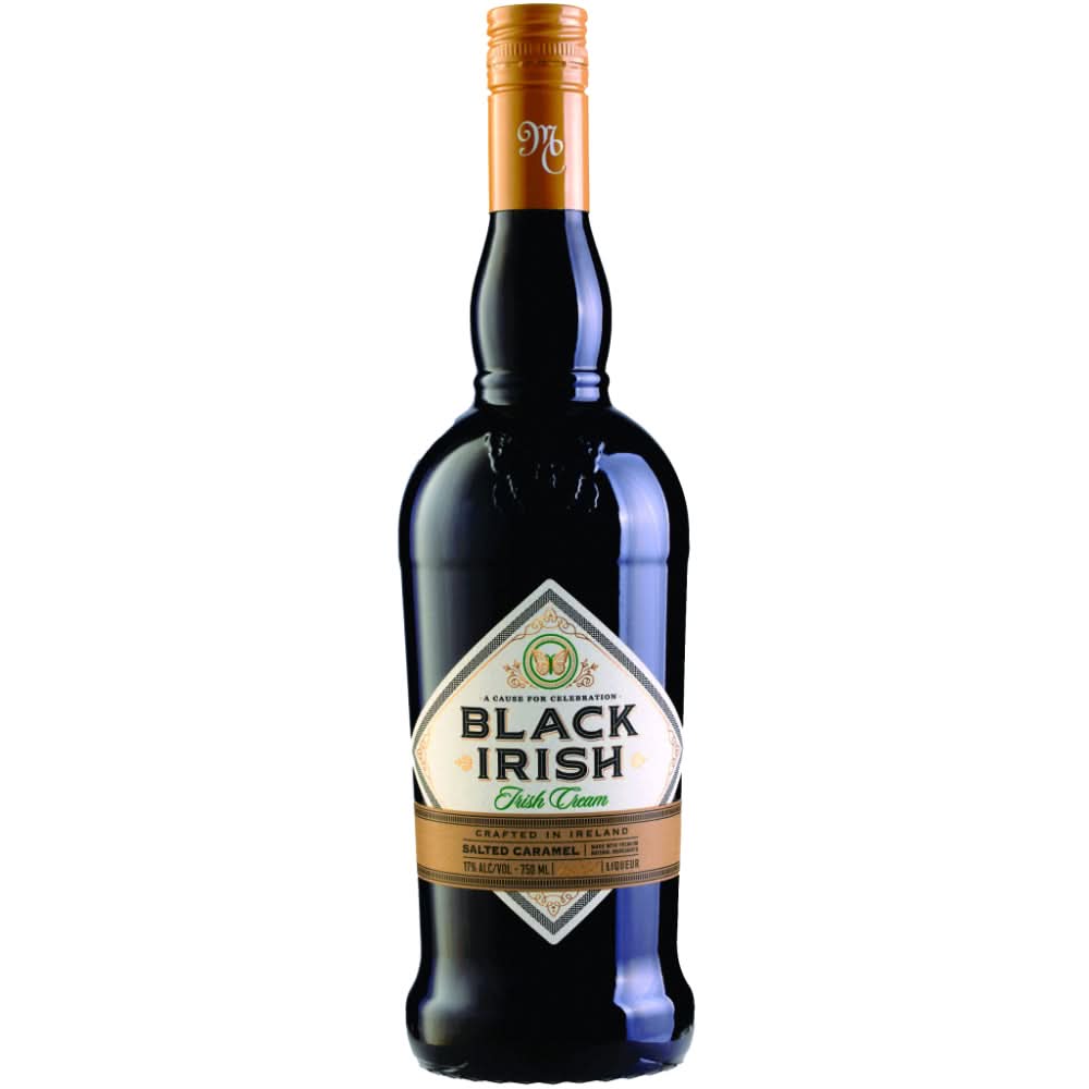 Black Irish Salted Caramel Irish Cream Liqueur – You Booze