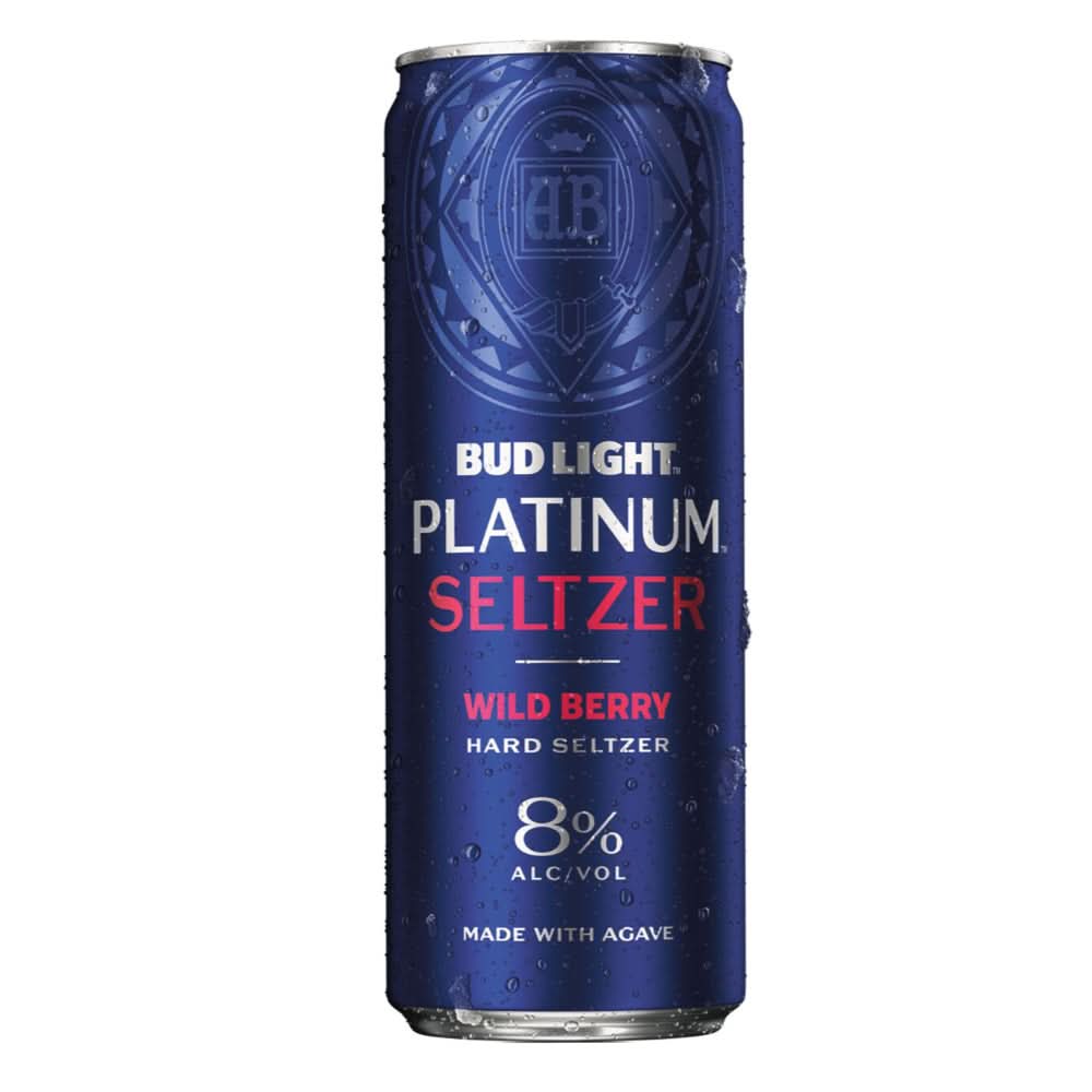 Bud Light Platinum Seltzer Wild Berry Beer 25oz – You Booze