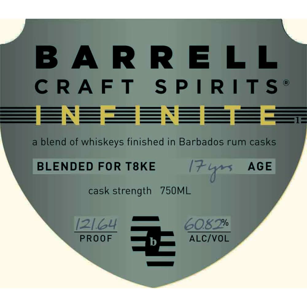 Barrell Craft Spirits Infinite Finished in Barbados Rum Casks Whiskey ...