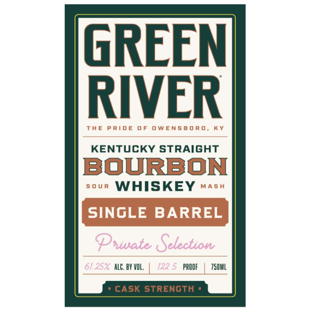 Green River Cask Strength Single Barrel Bourbon – You Booze