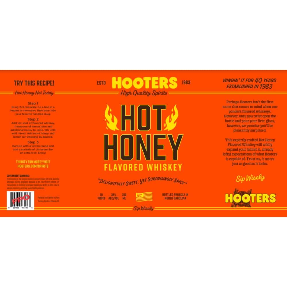 Hooters Hot Honey Flavored Whiskey – You Booze