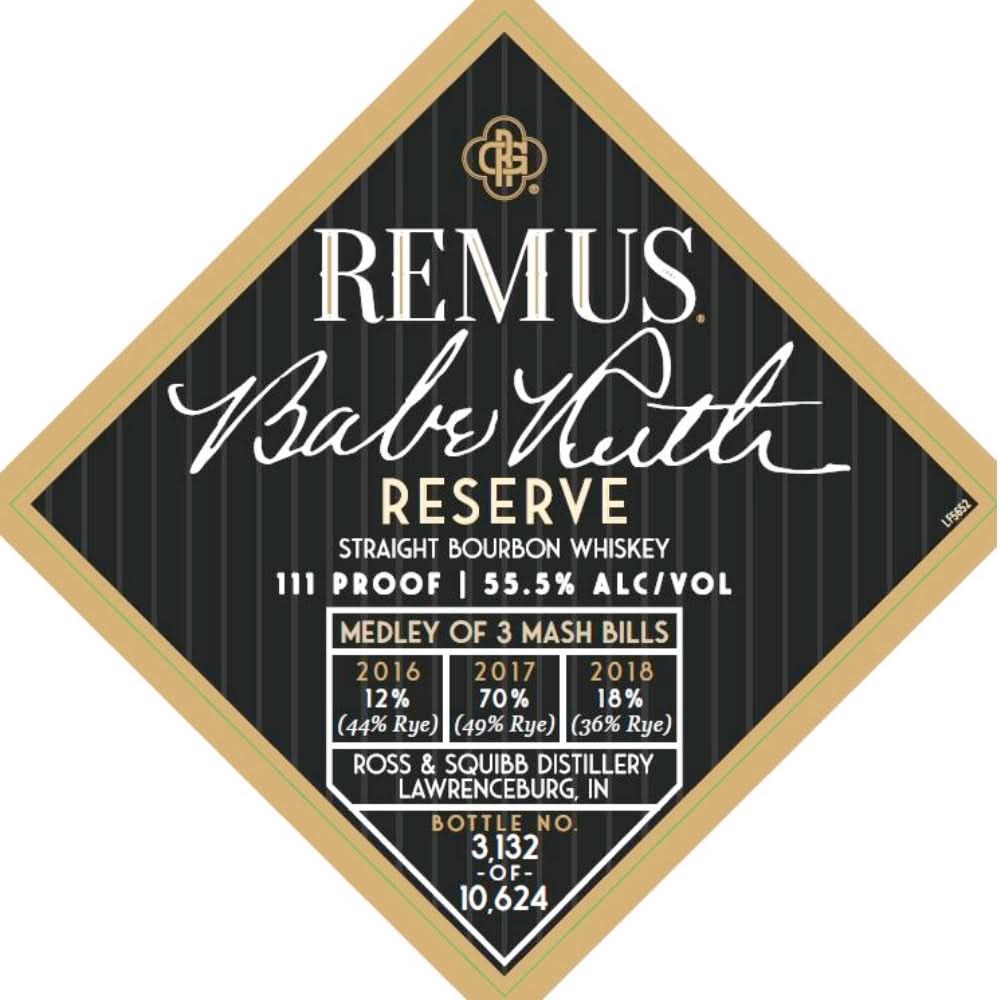 Remus Babe Ruth Reserve Straight Bourbon – You Booze