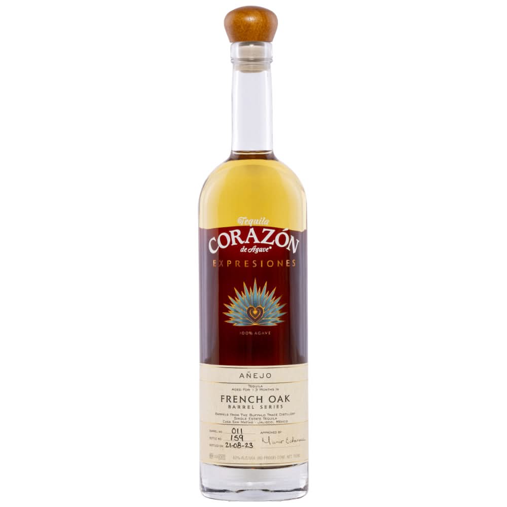 Expresiones del Corazón French Oak Añejo Tequila 2023 Release Tequila ...