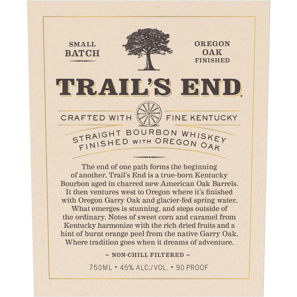 Trail’s End Straight Bourbon Finished With Oregon Oak – You Booze