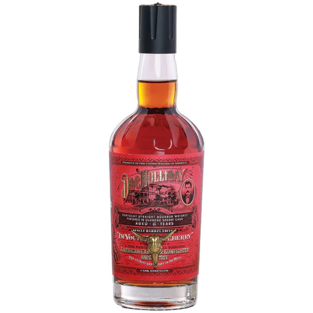 Doc Holliday “I’m Your Huckleberry” 8 Year Old Single Barrel Whiskey O ...