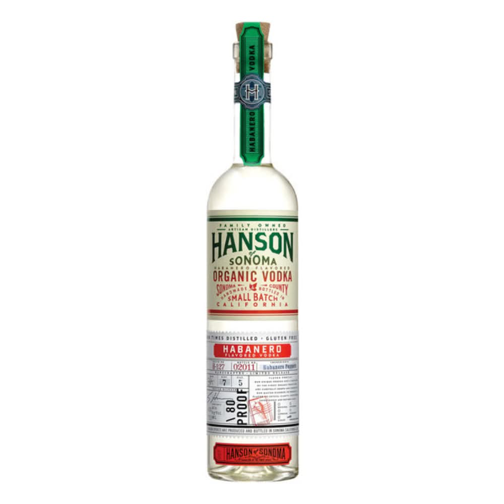 Hanson of Sonoma Original Grape-Based Organic Habanero Vodka – You Booze