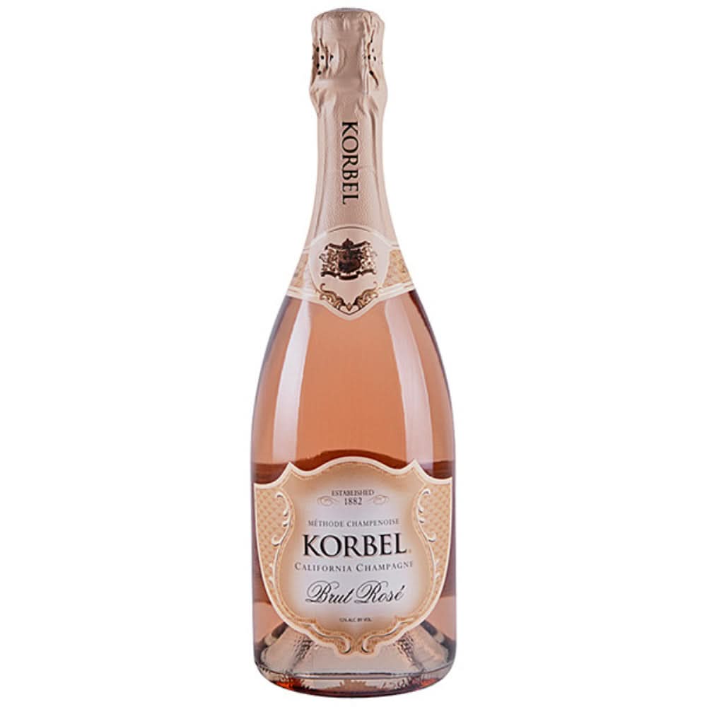 Korbel Brut Rosé California Champagne Wine – You Booze