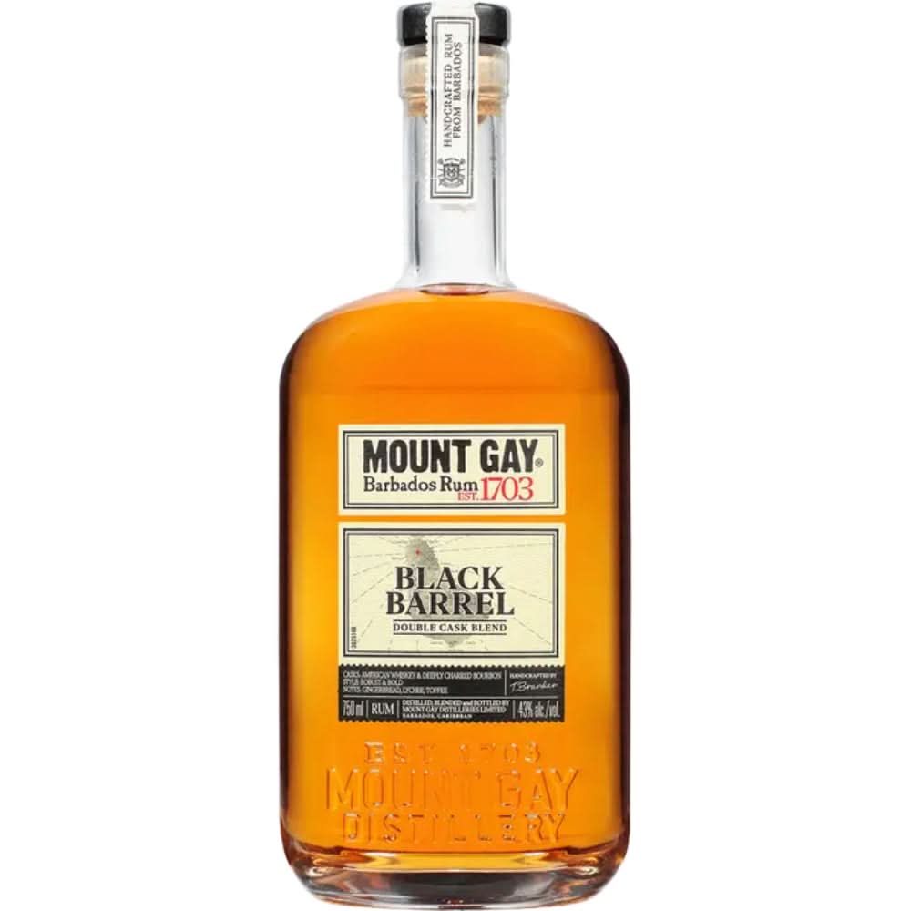Mount Gay Black Barrel Rum – You Booze