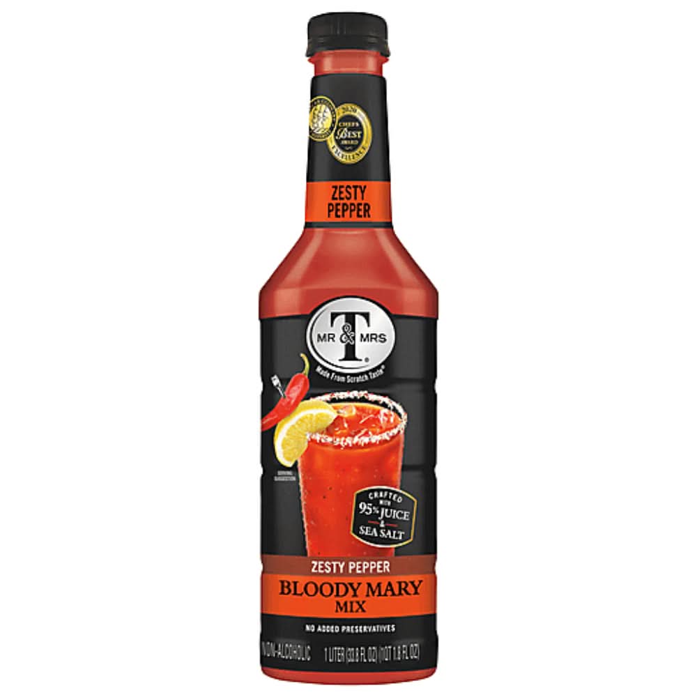 Mr & Mrs T Zesty Pepper Bloody Mary Mix – You Booze