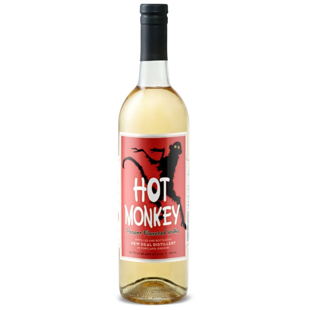 New Deal Hot Monkey Pepper Flavored Vodka – You Booze