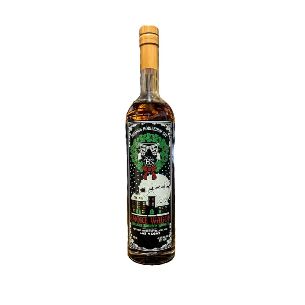 Smoke Wagon Christmas Limited Edition Straight Bourbon Whiskey 2023 ...
