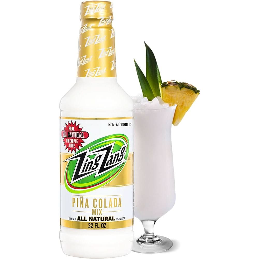 Zing Zang Pina Colada Mix 32fl oz: Tropical Bliss in a Bottle – You Booze