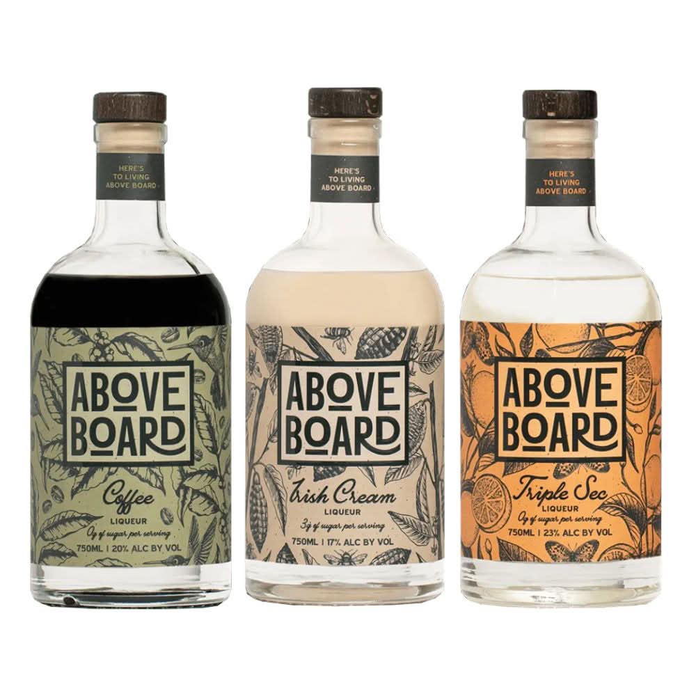 Above Board Zero Sugar Liqueur Bundle – You Booze