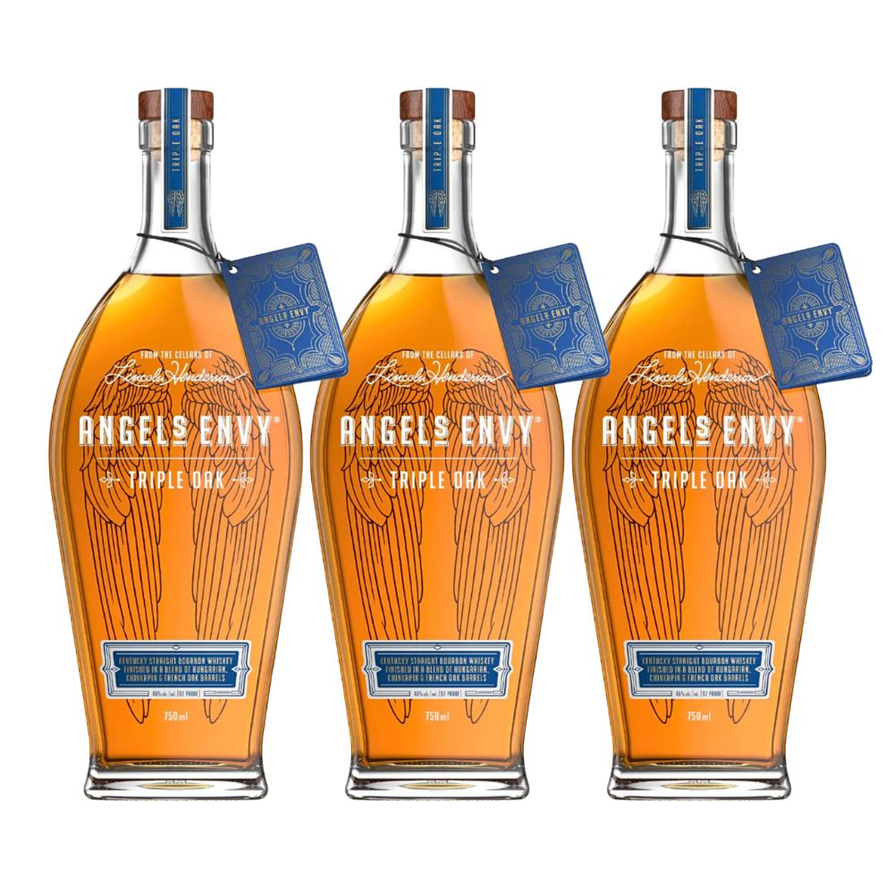 Angel’s Envy Triple Oak Finish Kentucky Straight Bourbon Whiskey 3 Pac ...