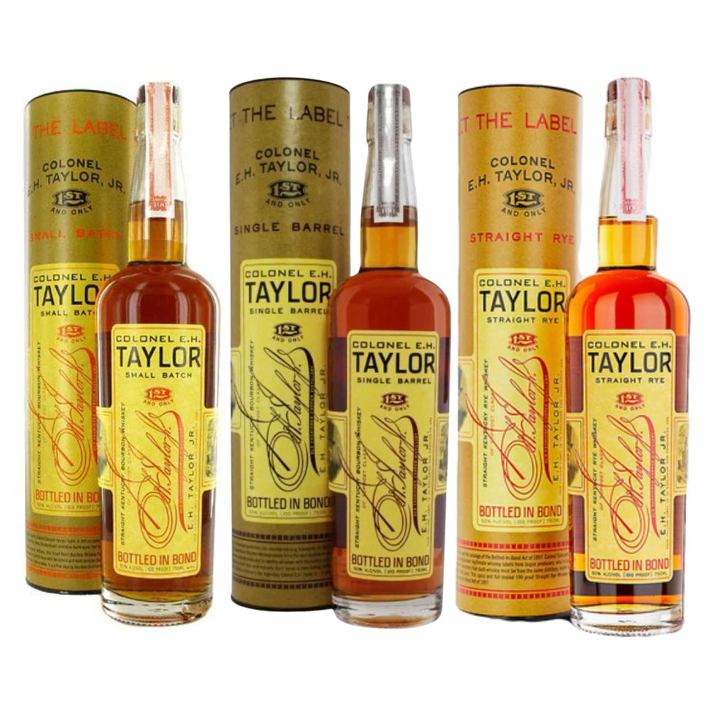 Colonel E.H. Taylor Small Batch x Single Barrel x Straight Rye Bundle ...