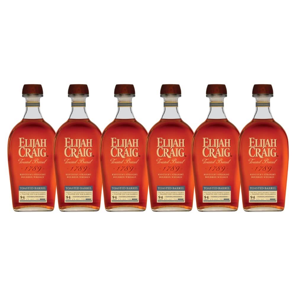 Elijah Craig Toasted Barrel Bourbon Whiskey 6 Pack – You Booze