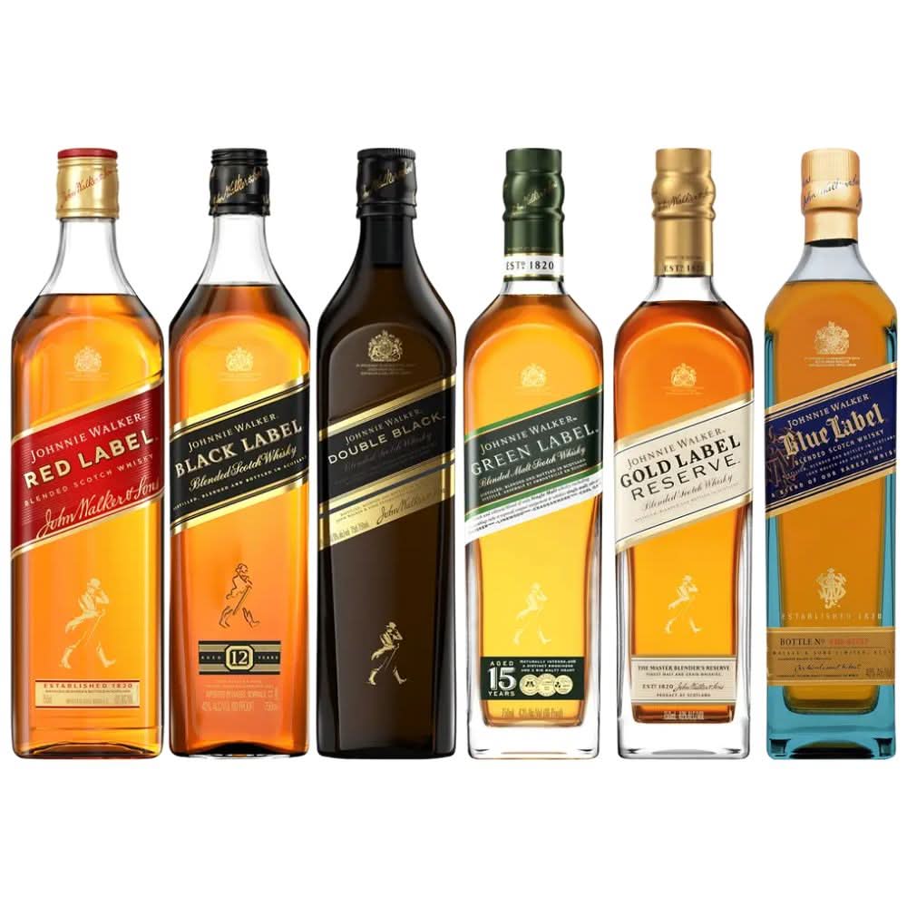 Johnnie Walker Full Lineup 6 pack Bundle – You Booze