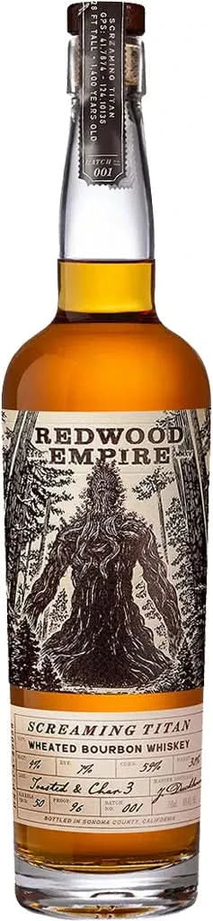 Redwood Empire Screaming Titan Wheated Bourbon Whiskey 750ml – You Booze