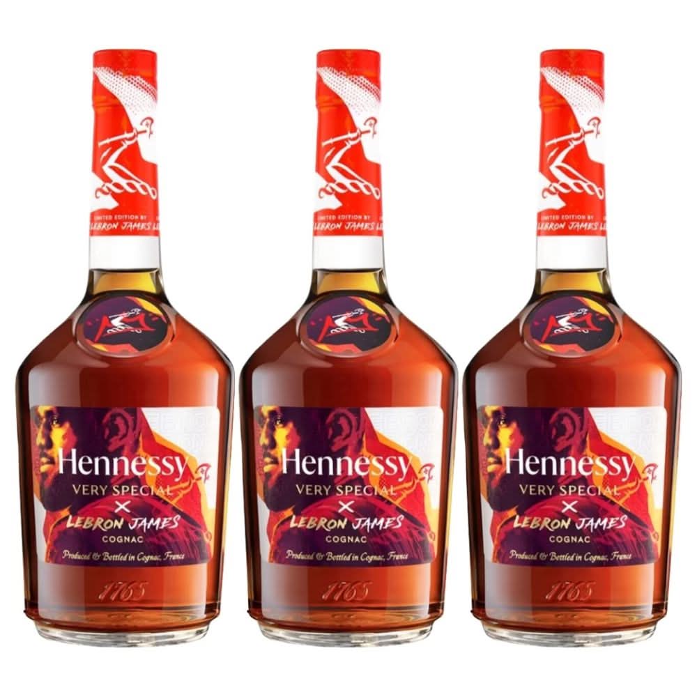 Hennessy V.S. Cognac Limited Edition by Lebron James 3 Pack – You Booze