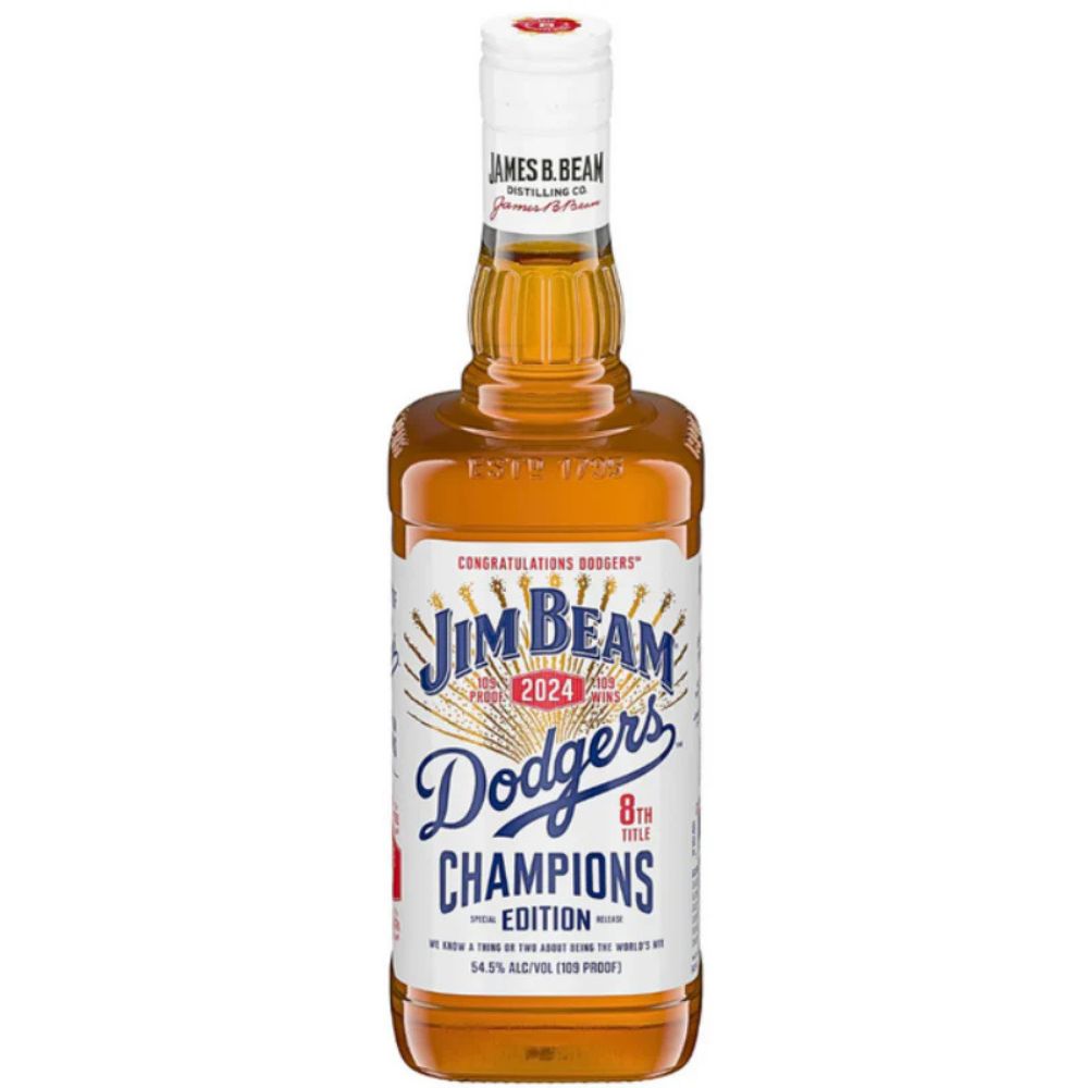 Jim Beam X Dodgers 8th Title Champions Edition Bourbon Whiskey – You Booze