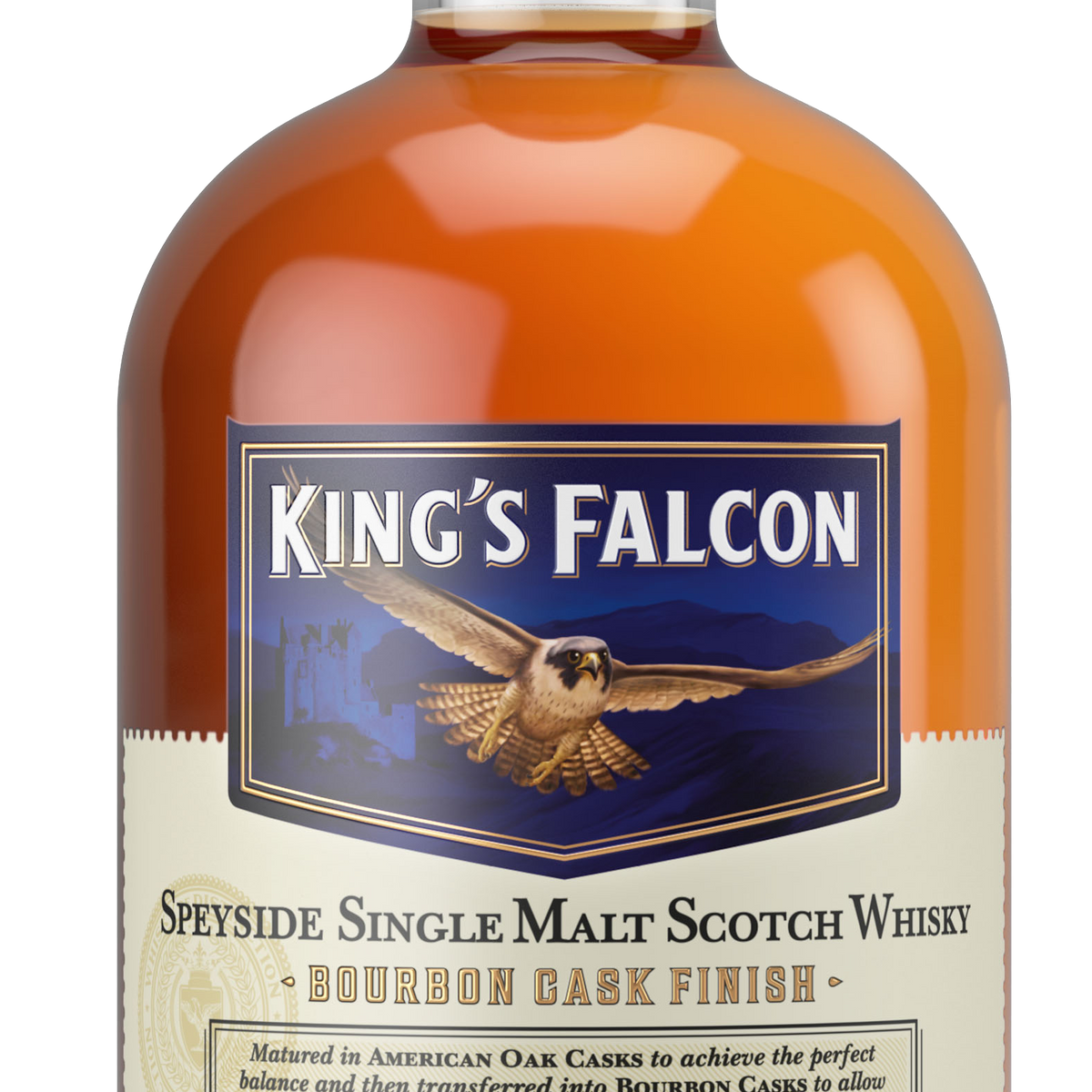 King's Falcon Bourbon Cask Finish Single Malt Scotch – You Booze