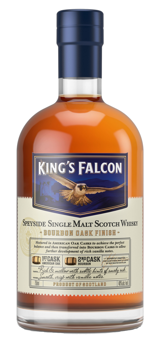 Buy King's Falcon Bourbon Cask Finish Single Malt Scotch® Online
